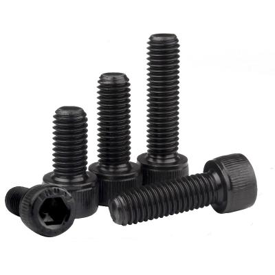 China Full Thread Din 912 M8x50 Bolt Hex Socket Fasteners Carbon Steel Black Grade 4.8 for sale