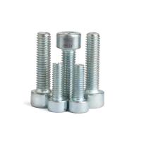China Zinc White Hex Allen Key Socket Bolt Screw DIN 912 for sale