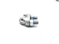 China Din741 Metal Rope Clip Cast Iron With U Bolt Zinc 6mm for sale