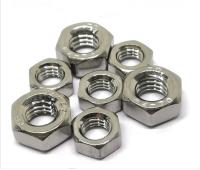 China high quality Stainless steel DIN934 hexagon nuts factory price fasteners for sale