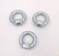 China Carbon Steel White Zinc Plated Din 582 Heavy Duty Lifting Eye Nut M6 for sale