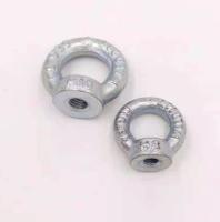 China Carbon Steel White Zinc Plated Din 582 Heavy Duty Lifting Eye Nut M6 for sale