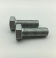 China Galvanized Steel Hex Bolt DIN933 Bolts And Nuts M4 M6 M8 Boulon Roscas 8.8 for sale