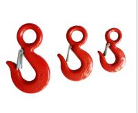 China G80 Safety Loaded Eye Type Sling Hook Latch Kit High Strength Forged Alloy Steel for sale