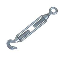China Hardware Din 1480 Turnbuckle Rigging Tool Electrogalvanizing Hot Dip Galvanizing Steel M6 for sale