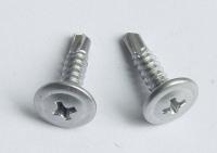 China Stainless steel cross round head Huasi with cushion large flat head drill tail M4.2 for sale