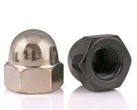 China One Piece Hexagon Domed Cap Nuts Galvanized Carbon Steel Din 1587 for sale