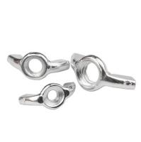 China high-quality white galvanized wing nut nuts hand-tightened nuts DIN315 for sale