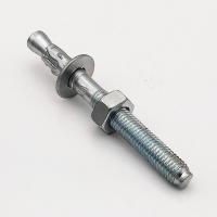 China Grade 4.8 M10 * 100 Buliding Galvanized Wedge Anchor Bolts concrete anchor bolts for sale