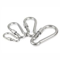 China Din5299 Safety Spring Snap Hook Carabiner Zinc Plated for sale