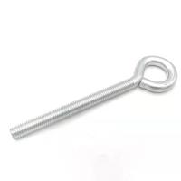 China Welded M6-M24 Eye Bolt Snap Hook Fastener Zinc Plated for sale