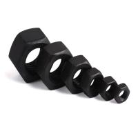 China Heavy Class 2 Hex Head Nuts Carbon Steel Black Oxide Din 934 Metric for sale