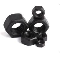 China Heavy Class 2 Hex Head Nuts Carbon Steel Black Oxide Din 934 Metric for sale