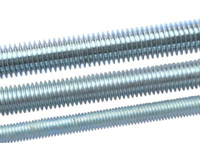 China Full Thread Construction Blue White Zinc Q195 Carbon Steel DIN 975 Threaded Rod M6*1m for sale