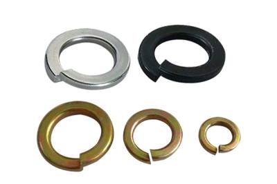 China 4.8 Grade Din 127 Carbon Steel Spring Washer White Zinc Hot Plating for sale