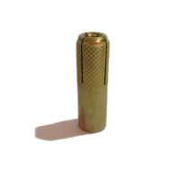 China M10 Drop In Concrete Anchors 4.8 Grade Yellow Zinc Galvanized Steel Knurling Wall for sale
