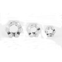 China Fasteners High Standards Slotted Hex Nut Carbon Steel Galvanized Din 935 for sale