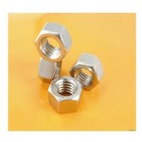 China M4 Hex Head Nuts Silver White Color Zinc Plated Steel Din 934 American Bsw Standard for sale