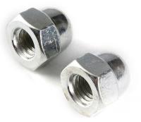 China Hex Thin Nut Hexagon Domed Cap Nut , M8 M16 Hex Thin Nut One Piece Din 1587 for sale