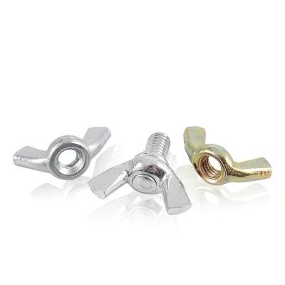China Grade 4.8 8.8 Wing Nut Din 315 Carbon Steel Zinc Plated M8 Hand Tightened for sale