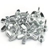 China Din 315 Steel Zinc Plated M8 Wing Nut / Butterfly Nut 4.8 8.8 Grade for sale