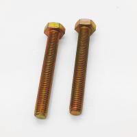 China Din 933 Hexagon Head Bolt Black Galvanized M10*25 for sale