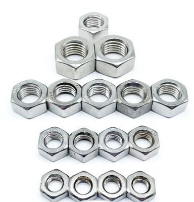 China Zinc Plated Din 934 Hexagon Nuts Carbon Steel M3-M56 Galvanized Buildings for sale
