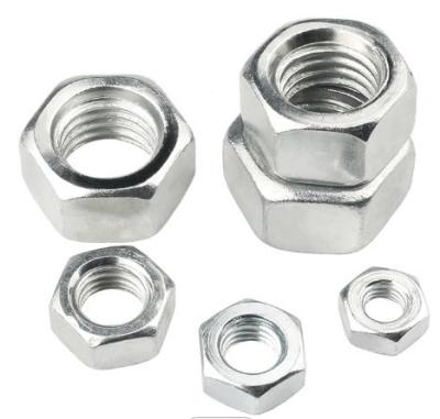 China high-quality M4-M64 Hex Head Nuts Carbon Steel Din 934 Bsw Standard 4.8 8.8grade for sale