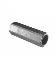 China Din 6334 M10 Long Hex Nut Galvanized  or HDG Hexagon Coupling Nuts for sale
