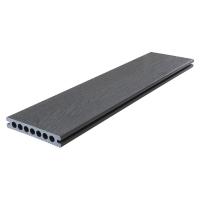 China Wood Grain Blue Gray Hollow Core Decking Composite 150x25mm Antisepsis for sale