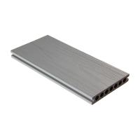 China Anti UV Outdoor Capped Composite Decking Trim 140x23mm Oak For Garden for sale