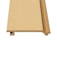 China 50% Wood Fiber Apartment Grey Exterior Wall Cladding Panels 38% HDPE 157x21mm for sale
