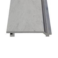 China 50% Wood Fiber Apartment Grey Exterior Wall Cladding Panels 38% HDPE 157x21mm for sale