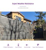 China Blue Grey Fence Recycled Composite Wood Planks No Maintenance ISO9001 for sale