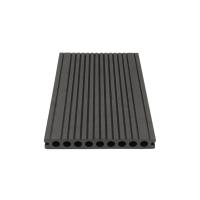 China Wood Fiber Walnut Outdoor Composite Decking Boards 225x30mm Non Toxic for sale