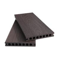 China Waterproof Exterior Hollow Composite Decking 12 ft deck boards Red Wood Art for sale