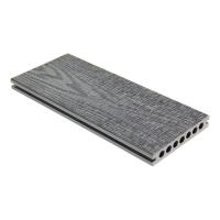 China Cedar Look Hotel Wood Hollow Composite Deck Board Anti Rot 5.4 m for sale