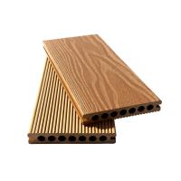 China Cedar Look Hotel Wood Hollow Composite Deck Board Anti Rot 5.4 m for sale