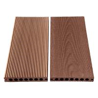 China FSC Light Gray Art Hollow Composite Decking 12ft Trim Boards For Swimming Pool for sale