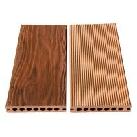 China 25mm Cedar Art Hollow Core Composite Decking Light Grey Wood Grain for sale