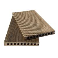 China Blue Gray Recycled Hollow Composite Deck Board For Swimming Pool Anti Uv for sale
