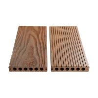 China 140x25mm Red Wood Hollow Composite Decking Back Garden Recycled Materials for sale