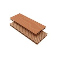 China Anti Mildew Hollow Core Composite Decking CNAS Woodgrain Color for sale
