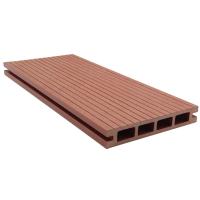 China 2.7m Light Gray Hollow Core Composite Decking Fire Retardant for sale