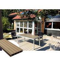 China Eco Friendly Hollow Composite Decking For Park 3.6 m Beach Road Unsplit for sale