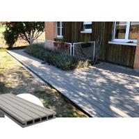 China Red Pine Environmentally Friendly Hollow Composite Decking Trim Warranty 30 Years for sale