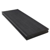 China Anti Rot Hotel Solid Composite Decking Boards 138x26mm Recyclable for sale