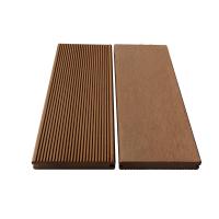 China Anti Rot Hotel Solid Composite Decking Boards 138x26mm Recyclable for sale