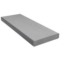 China 134*24mm 38% HDPE Solid Wood Decking Board FSC Light Grey High Strength for sale