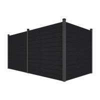 China Eco Friendly Non Toxic Wood Plastic Composite Fence Panels for sale